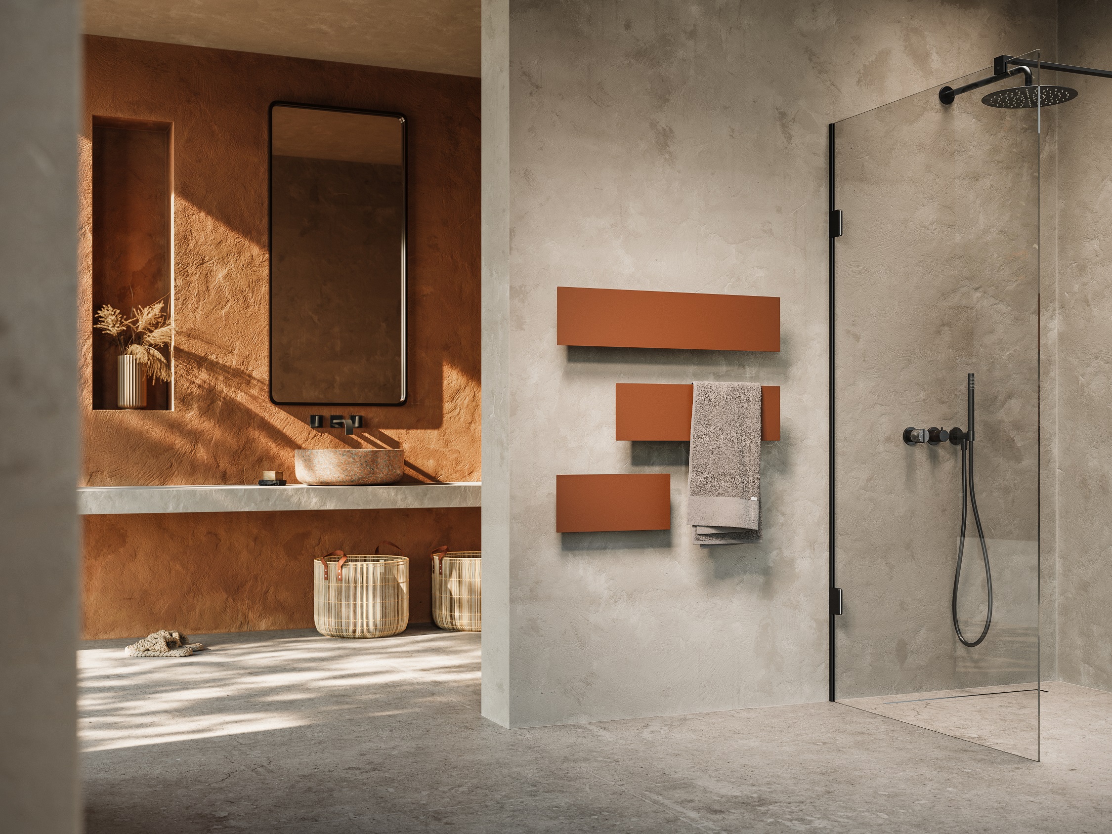 Designradiator Voletti | Elektrische handdoekwarmer | Instamat